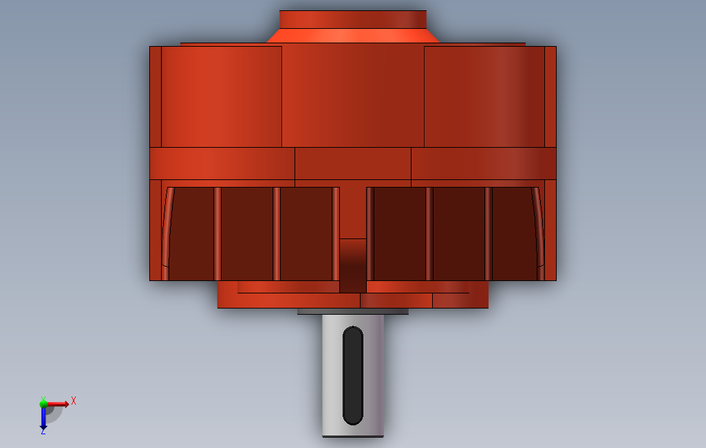 jsjF平行轴-斜齿轮减速机[F37]1_SOLIDWORKS 2007_模型图纸下载 – 懒石网