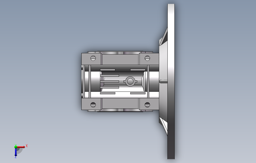 Jsjrv系列铝合金蜗轮蜗杆减速机 Rv40 80 1solidworks 2011模型图纸下载 懒石网