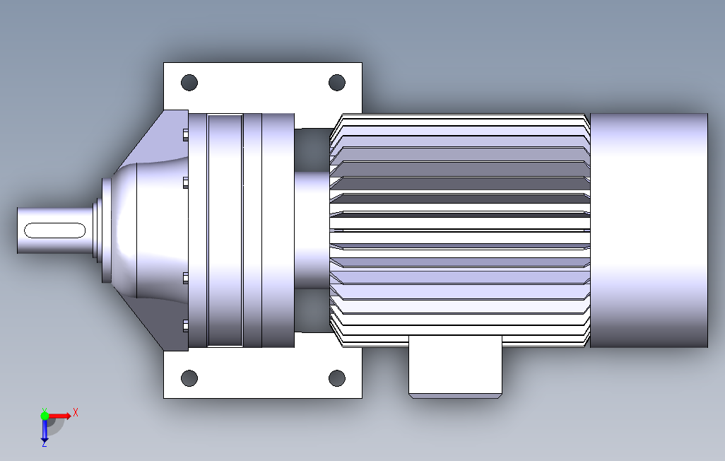 减速机XWD[X4]4_UG_模型图纸下载 – 懒石网