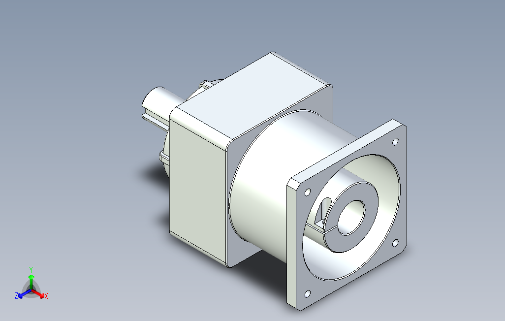 VRSF-5C-400减速机调速步进电机1_IGES_模型图纸下载 – 懒石网