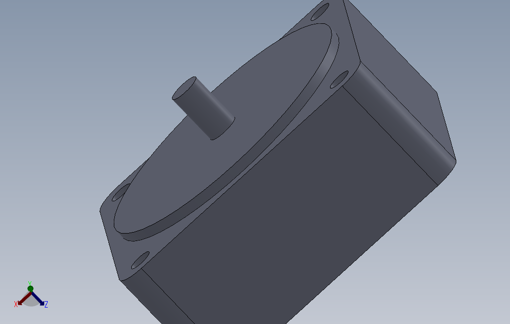 减速箱——2gn150k调速步进电机00solidworks 2008模型图纸下载 懒石网