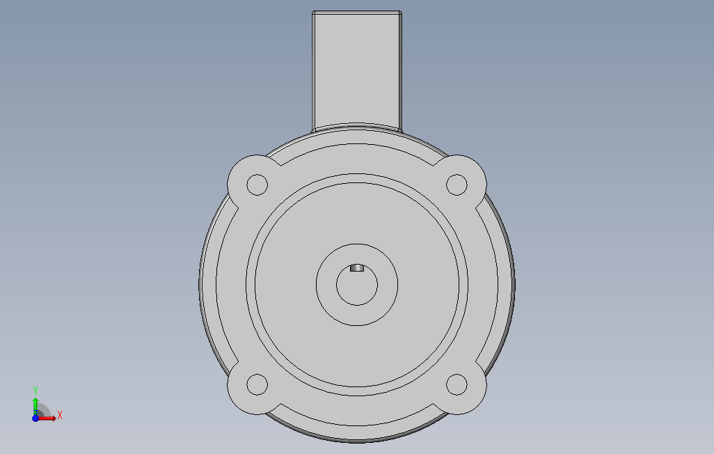异步电机djys系列ip44imb5型ys 90l 2f01solidworks 2006模型图纸下载 懒石网
