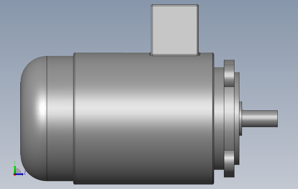 异步电机DJ_YS系列IP44_IMB5型_YS-90L-2f01_SOLIDWORKS 2006_模型图纸下载 – 懒石网