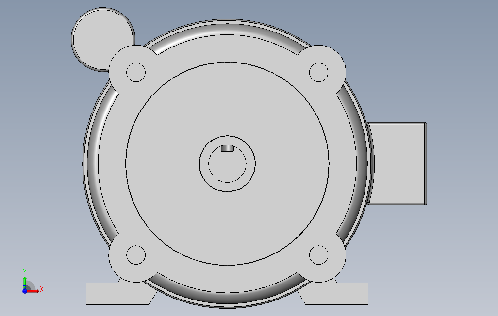 异步电机djys系列ip44imb35型ys 90l 42f01solidworks 2006模型图纸下载 懒石网