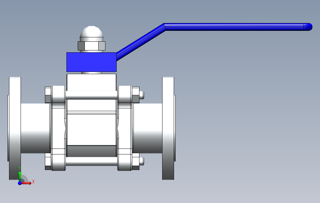 球阀门dn25真空球阀宁波仪表solidworks 2011模型图纸下载 懒石网