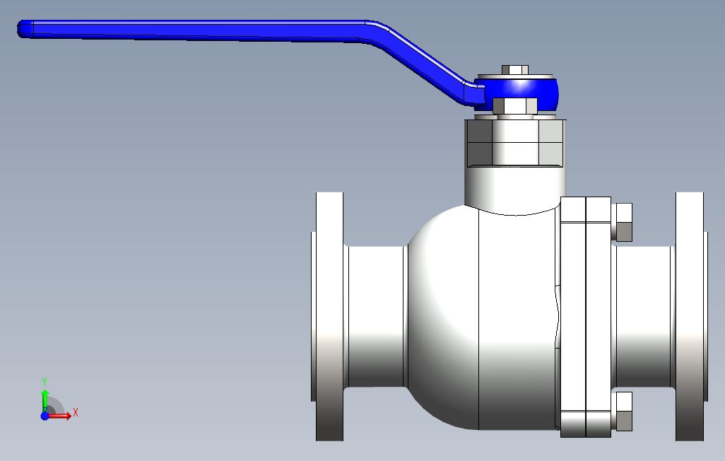 球阀门dn50真空球阀宁波仪表solidworks 2011模型图纸下载 懒石网