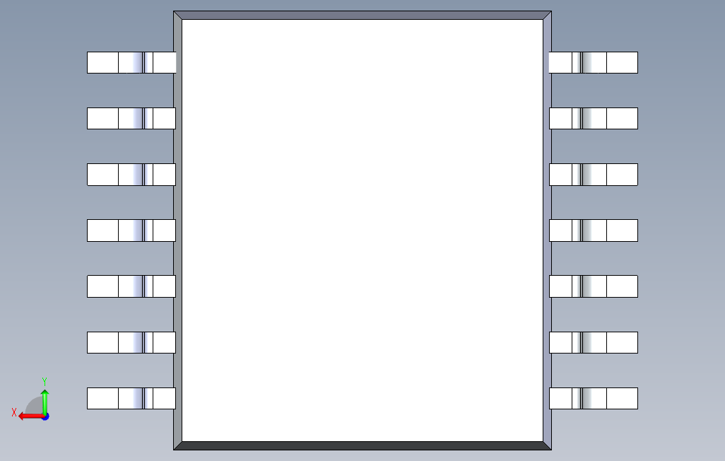 电气标准件User_Library-tssop14-2__CATIA_模型图纸下载 – 懒石网