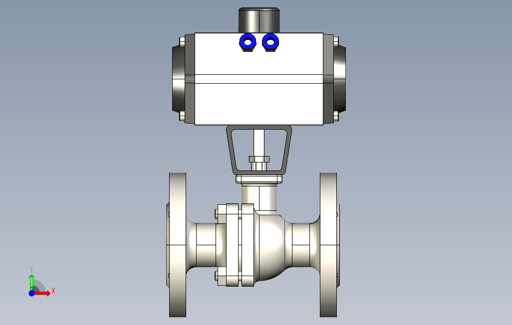 阀门DN32_____STEP_模型图纸下载 – 懒石网