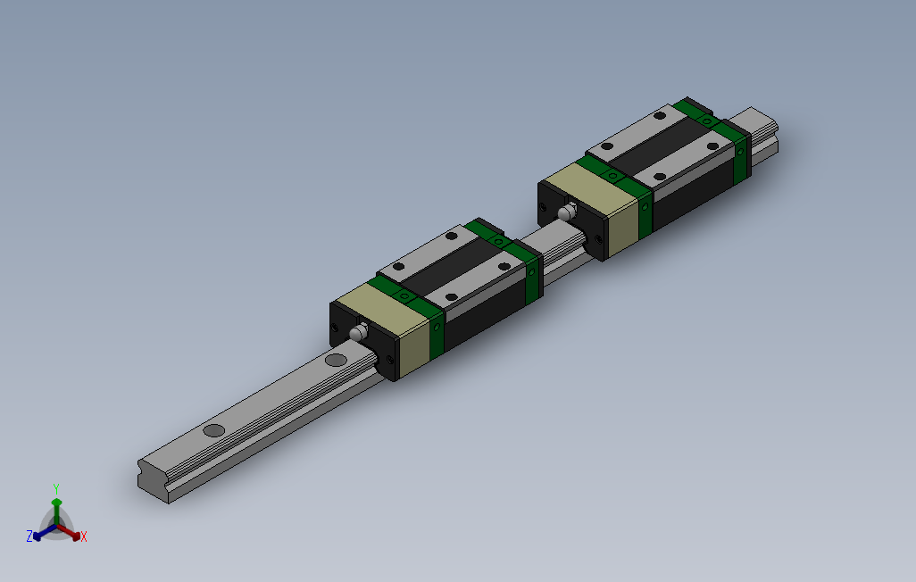直线导轨线性滑轨EGH-SA╱EGH-CA[EGH15CAE2R300EZ0CI＋E2╱RC]_SOLIDWORKS 2018_模型图纸下载 ...