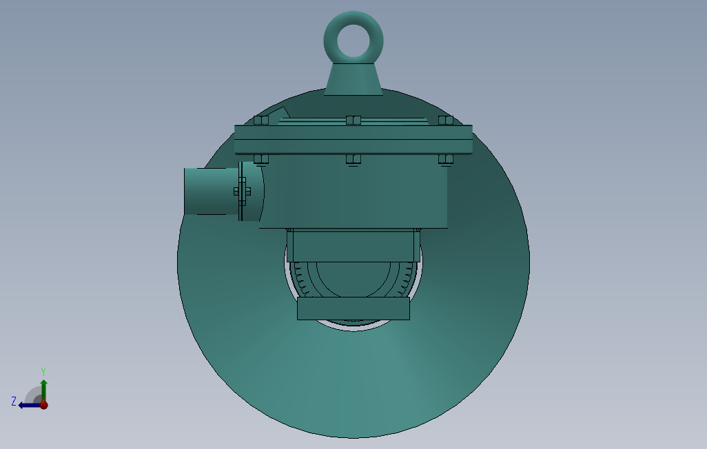 YB3-IMB35安装型[YB3-90L-4]_SOLIDWORKS 2018_模型图纸下载 – 懒石网