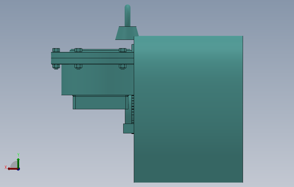 YB3-IMB35安装型[YB3-90L-4]_SOLIDWORKS 2018_模型图纸下载 – 懒石网