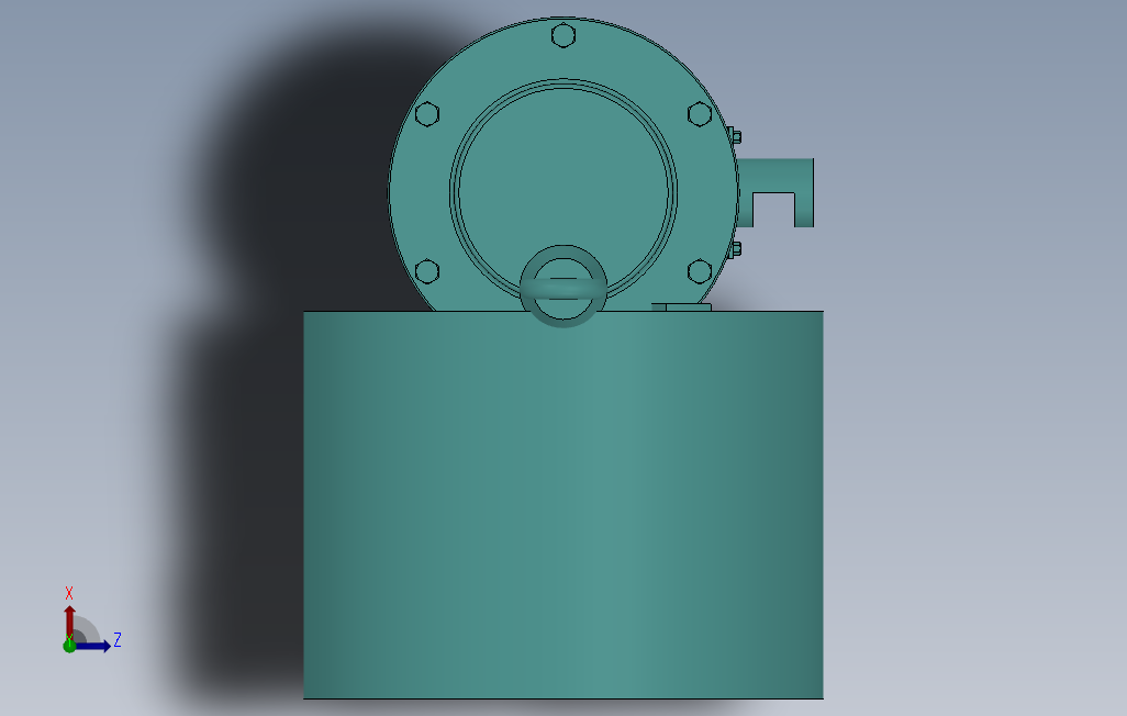 YB3-IMB35安装型[YB3-90L-4]_SOLIDWORKS 2018_模型图纸下载 – 懒石网