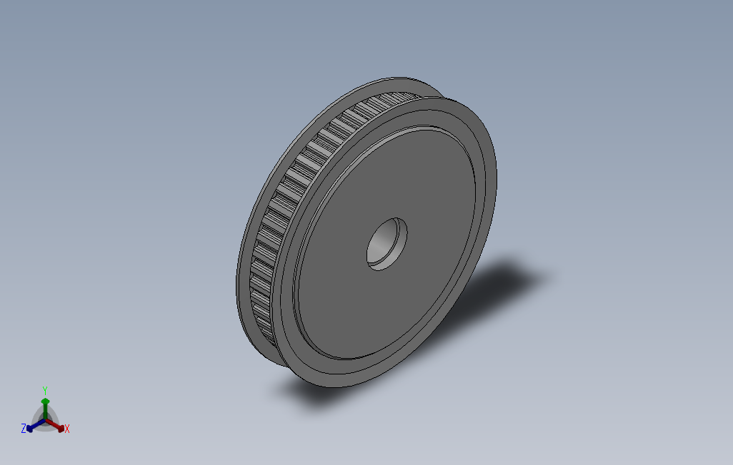 标准型梯形齿同步带轮xl型[sxlhd 50 037 Dr14 Dv16 Dw16 E3 F3 B] Solidworks 2018 模型图纸