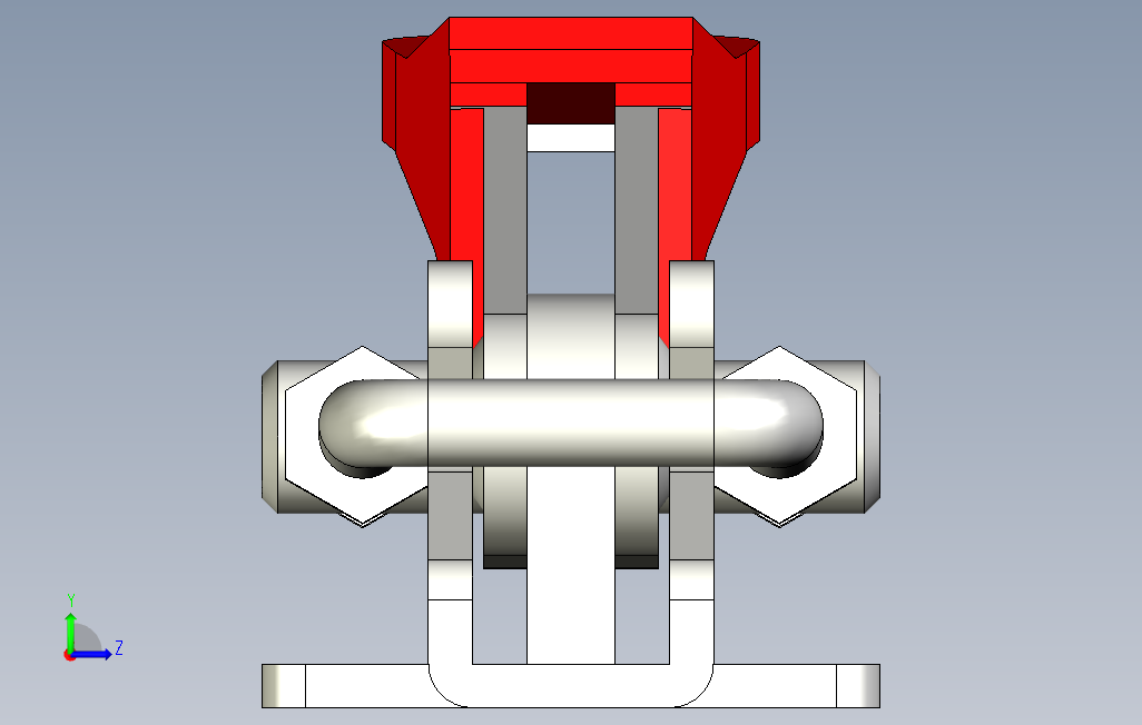 TC4-1门闩式快速夹钳[TCS4-1]_STEP_模型图纸下载 – 懒石网