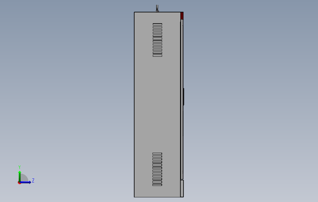 xl21背板安装式机箱机柜_SOLIDWORKS 2012_模型图纸下载 – 懒石网