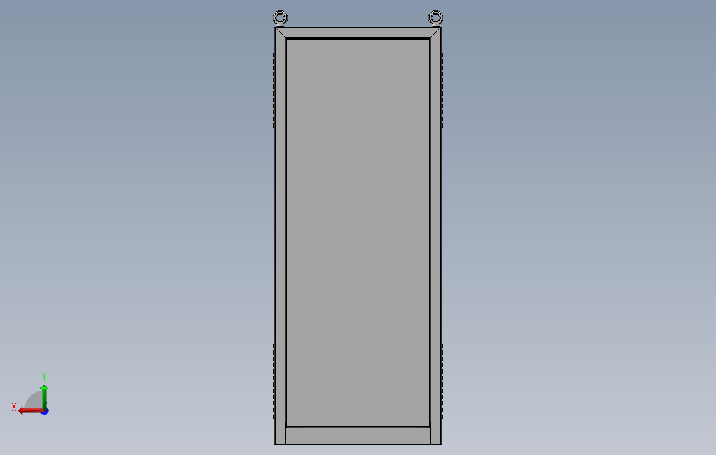 xl21背板安装式机箱机柜_SOLIDWORKS 2012_模型图纸下载 – 懒石网