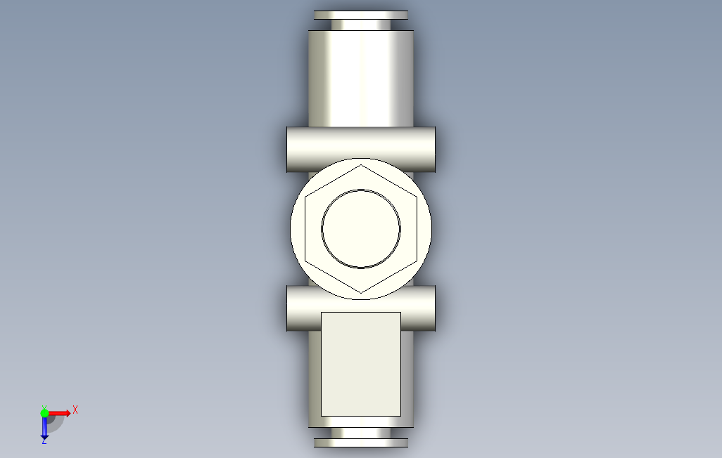 AS1002F4002F速度控制阀╱带快换接头直通型[AS4002F-10].step_STEP_模型图纸下载 – 懒石网
