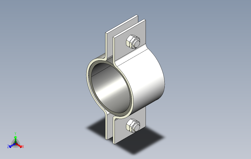 GB╱T17116.2-2018[水平管道螺栓管夹（型式150）150-80-A-2-3-B].step_STEP_模型图纸下载 – 懒石网