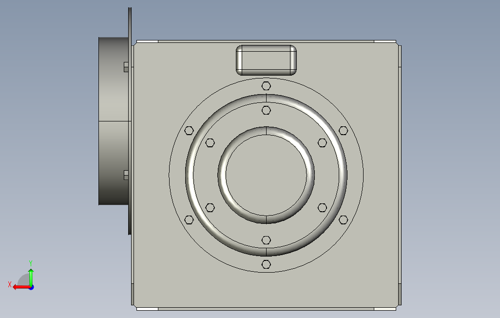 GF系列管道离心风机[GF150-6]_STEP_模型图纸下载 – 懒石网
