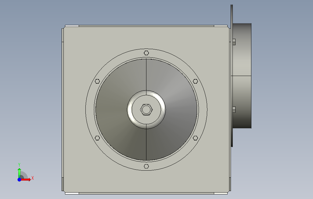GF系列管道离心风机[GF150-6]_STEP_模型图纸下载 – 懒石网