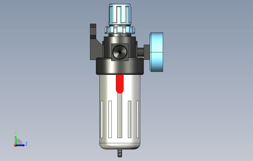 Bfc系列空气过滤组合（二联件） Bfc4000 Step模型图纸下载 懒石网