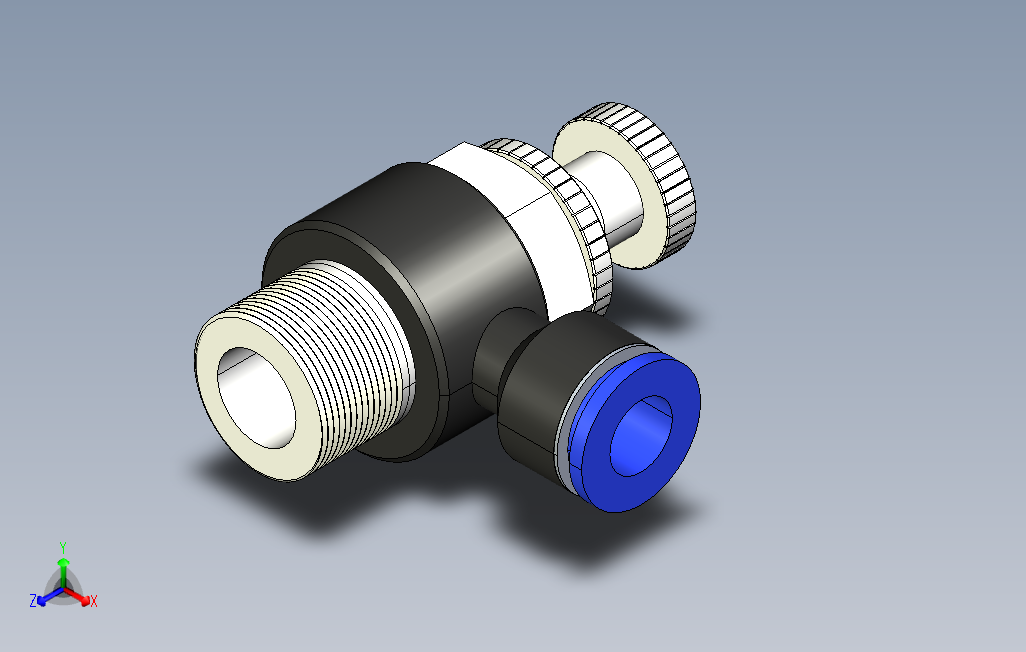 ISC节流阀标准型[ISC10-04B]_STEP_模型图纸下载 – 懒石网