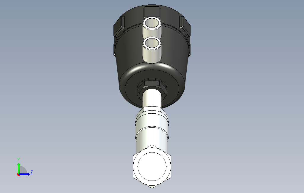 Qjz普通型角座阀 Qjz 20 B Step模型图纸下载 懒石网