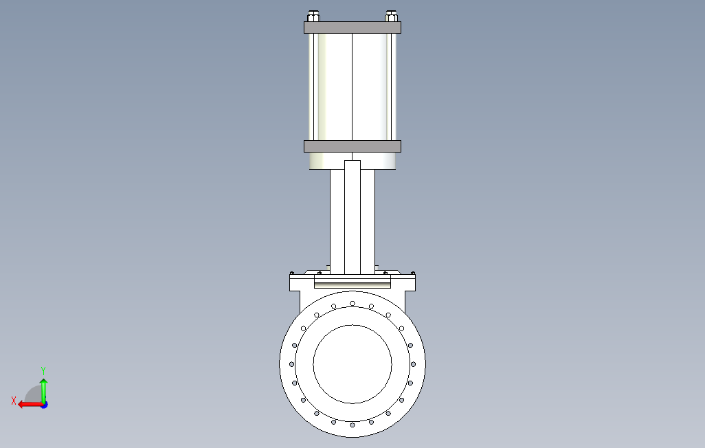 RVZ673H系列浆液阀[RVZ673H]DN500_STEP_模型图纸下载 – 懒石网