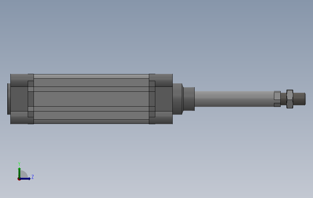 Se标准气缸系列 Se50×100 S Solidworks 2018模型图纸下载 懒石网