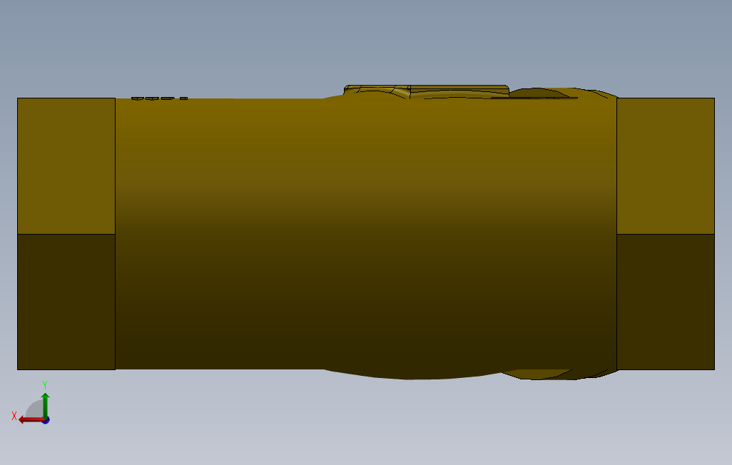Y型内螺纹黄铜过滤器sldprtsolidworks 2015模型图纸下载 懒石网