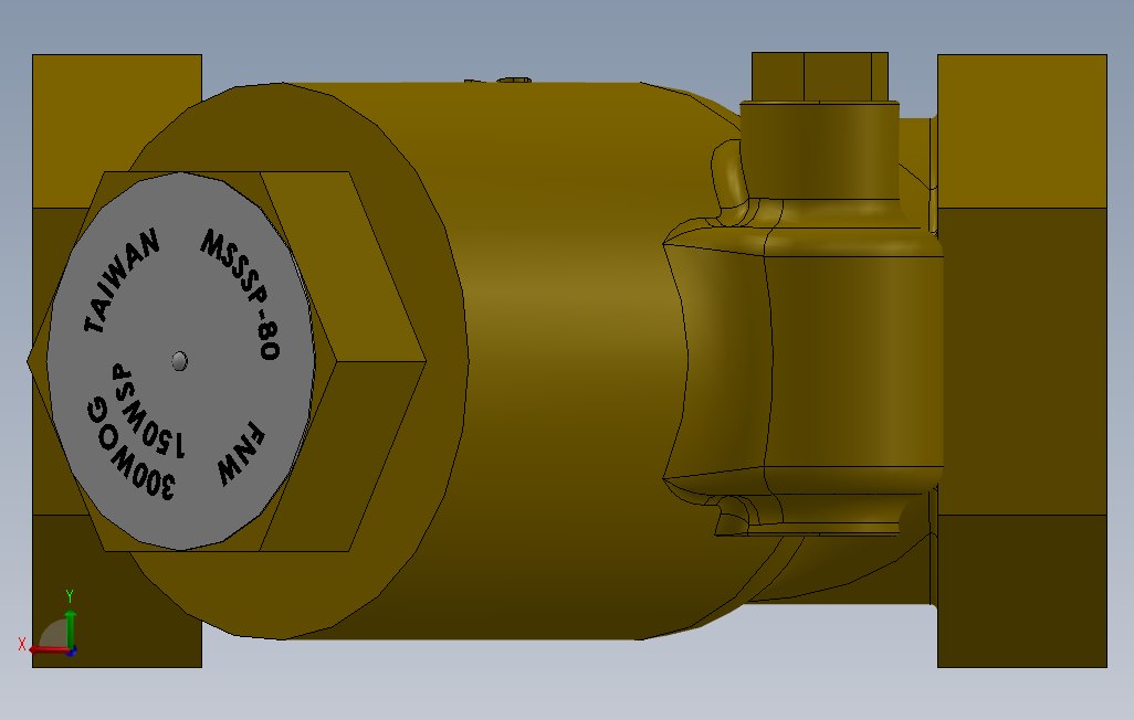 Y型内螺纹黄铜过滤器dn20sldprtsolidworks 2011模型图纸下载 懒石网