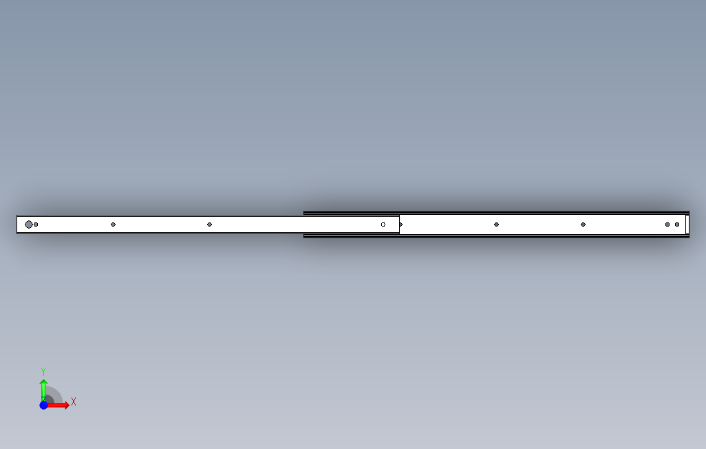 中载型带制动保持型抽屉滑轨 Drek50 Step模型图纸下载 懒石网