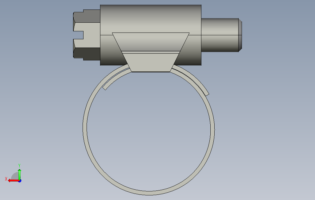 喉箍SPR[SPR-19].step_STEP_模型图纸下载 – 懒石网
