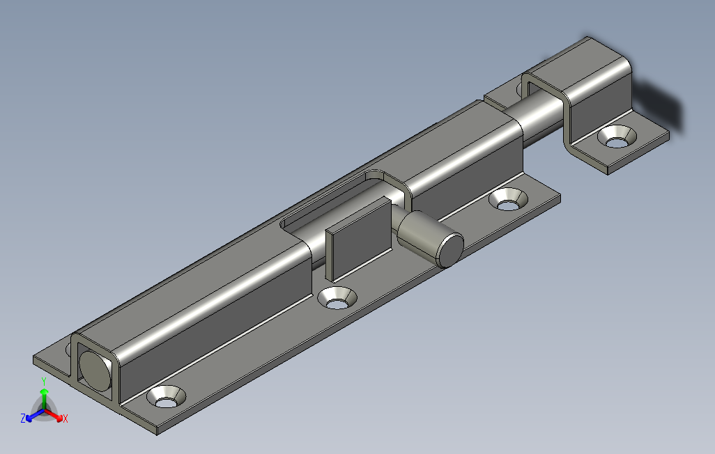 弹性插销CAXBCAXC[CAXC-130].step_STEP_模型图纸下载 – 懒石网