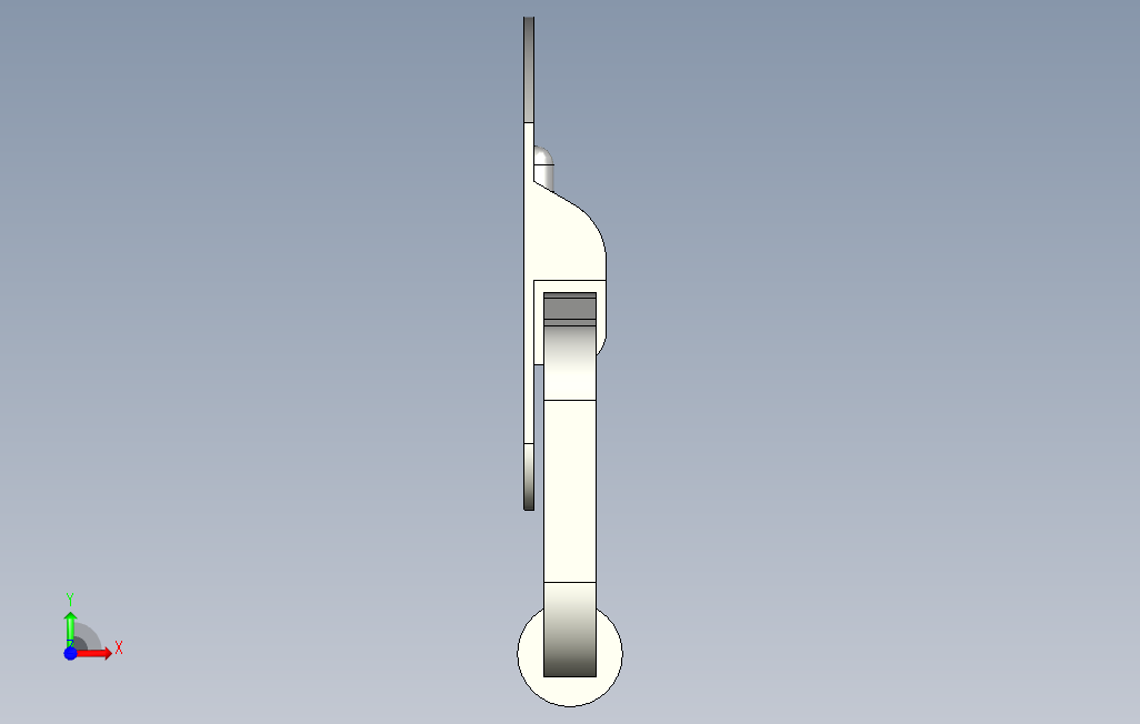 弹簧型hqss拉手 Hqss70a Step模型图纸下载 懒石网