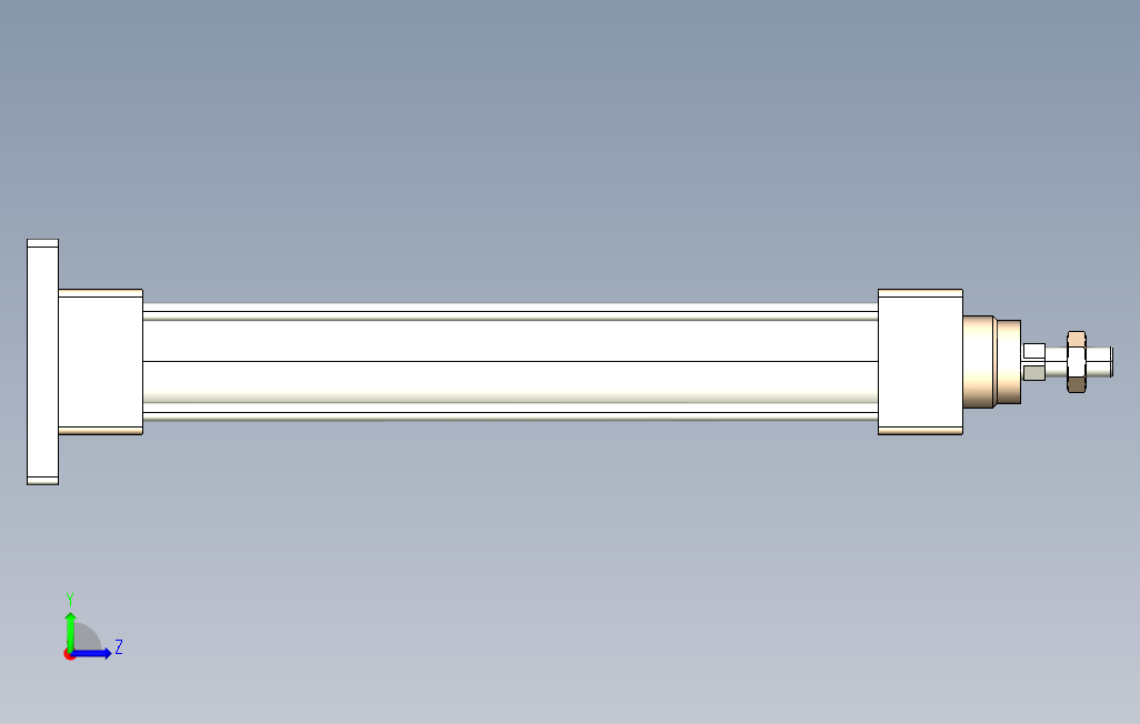 标准型ctsi系列气缸 Ctsi 32x200 S H Fb Stepstep模型图纸下载 懒石网