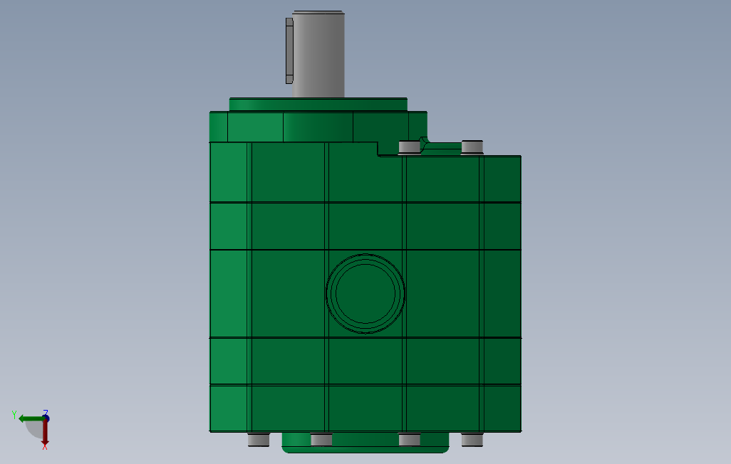 Cb Fc4032 一进二出双联齿轮泵 2cb Fc 20／10 1aal Solidworks 2010模型图纸下载 懒石网
