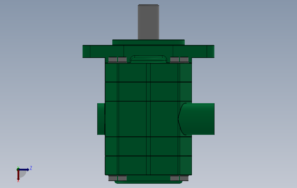 Cb Fc4032 一进二出双联齿轮泵 2cb Fc 20／10 1aal Solidworks 2010模型图纸下载 懒石网