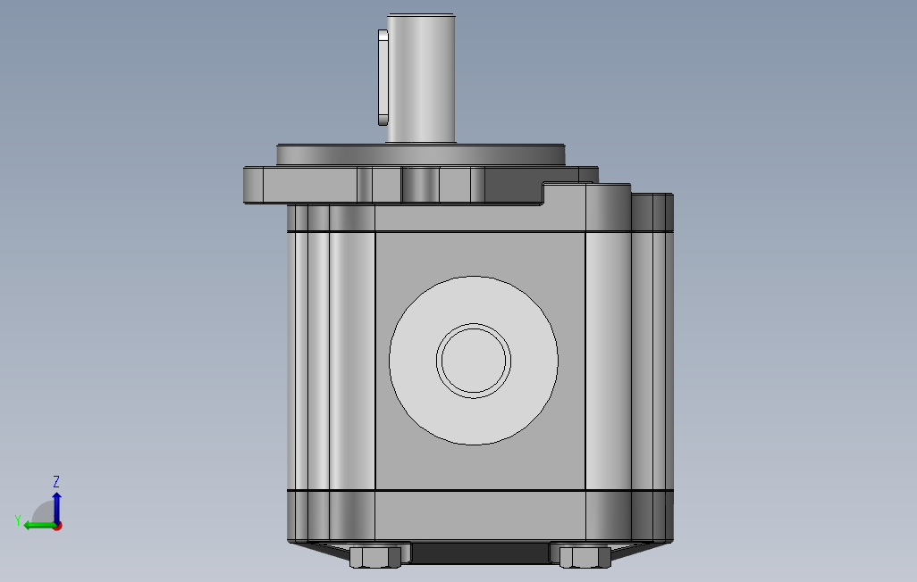 Cbf F齿轮泵 Cbf E414 Alpl Solidworks 2018模型图纸下载 懒石网