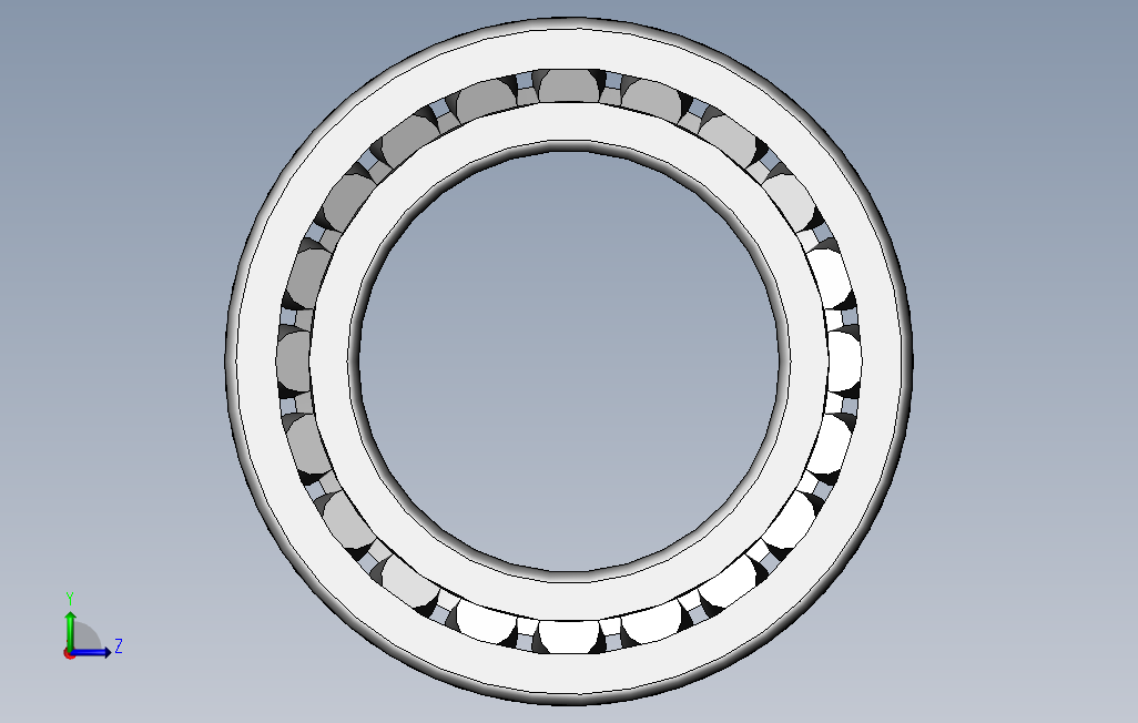 圆锥滚子轴承33011.SLDPRT_SOLIDWORKS 2009_模型图纸下载 – 懒石网