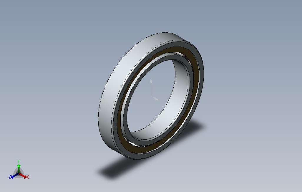 深沟球轴承6020-2RZ.SLDPRT_SOLIDWORKS 2009_模型图纸下载 – 懒石网
