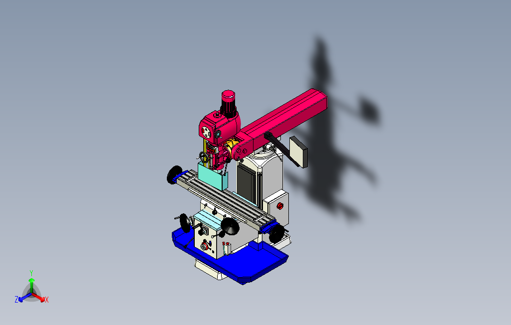 立式磨床.IGS_IGES_模型图纸下载 – 懒石网