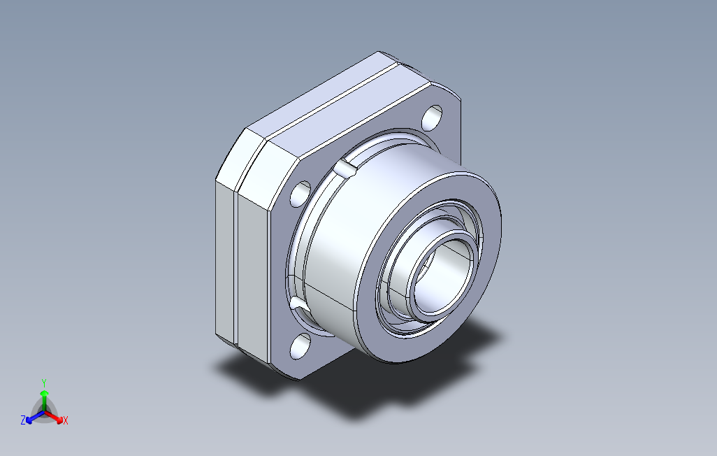 FK30滚珠花健、支撑座、滚珠丝杠、交叉导轨、直线模组.IGS_IGES_模型图纸下载 – 懒石网