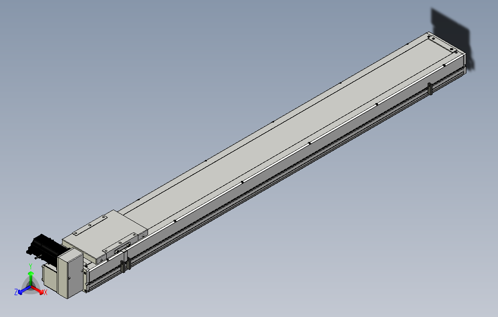 SCM17-1350-RU滚珠花健、支撑座、滚珠丝杠、交叉导轨、直线模组.stp_STEP_模型图纸下载 – 懒石网
