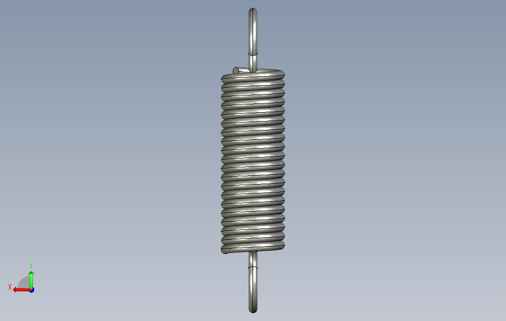 aumw-d10-L45拉伸弹簧-中重载型.stp_STEP_模型图纸下载 – 懒石网