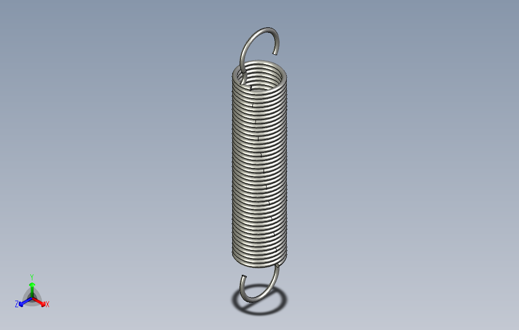 ausl-d6-L35拉伸弹簧-超轻载型.stp_STEP_模型图纸下载 – 懒石网