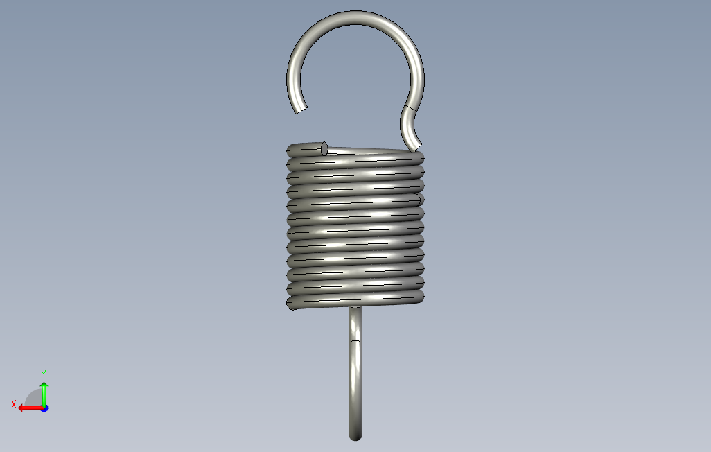 bul-d12-L35拉伸弹簧-轻载型.stp_STEP_模型图纸下载 – 懒石网