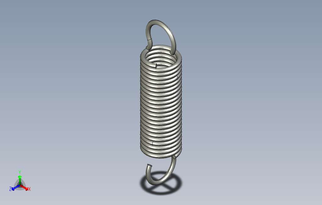 bum-d10-l45拉伸弹簧-中载型.stp_STEP_模型图纸下载 – 懒石网