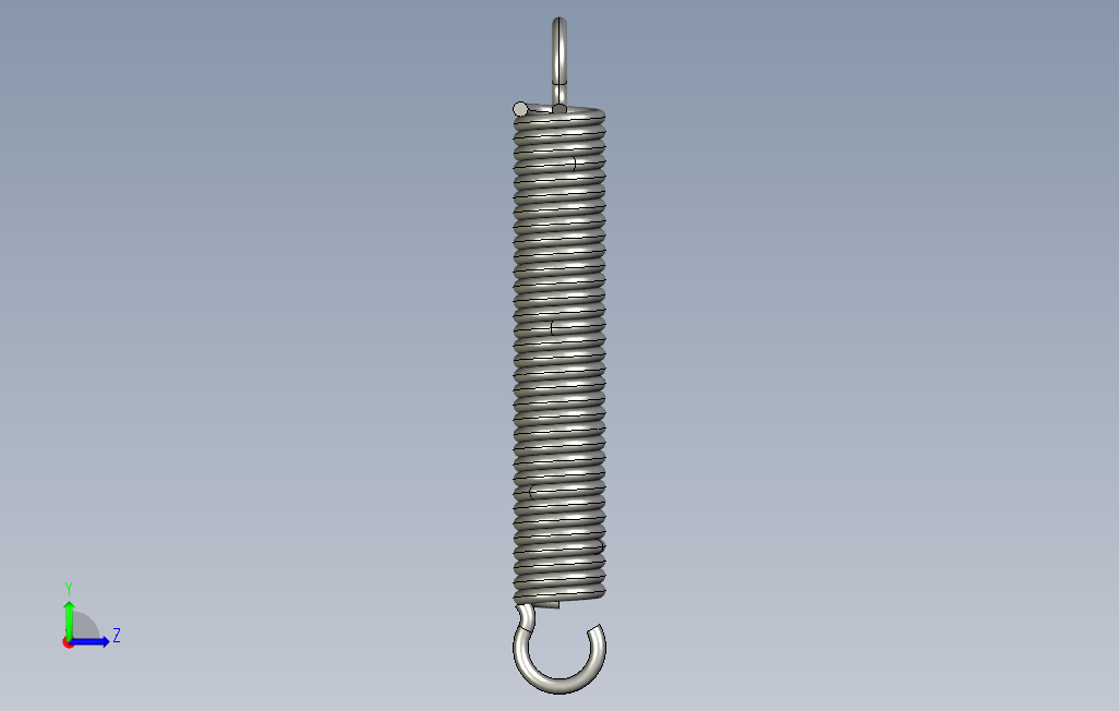 buw-d5-L35拉伸弹簧-重载型.stp_STEP_模型图纸下载 – 懒石网