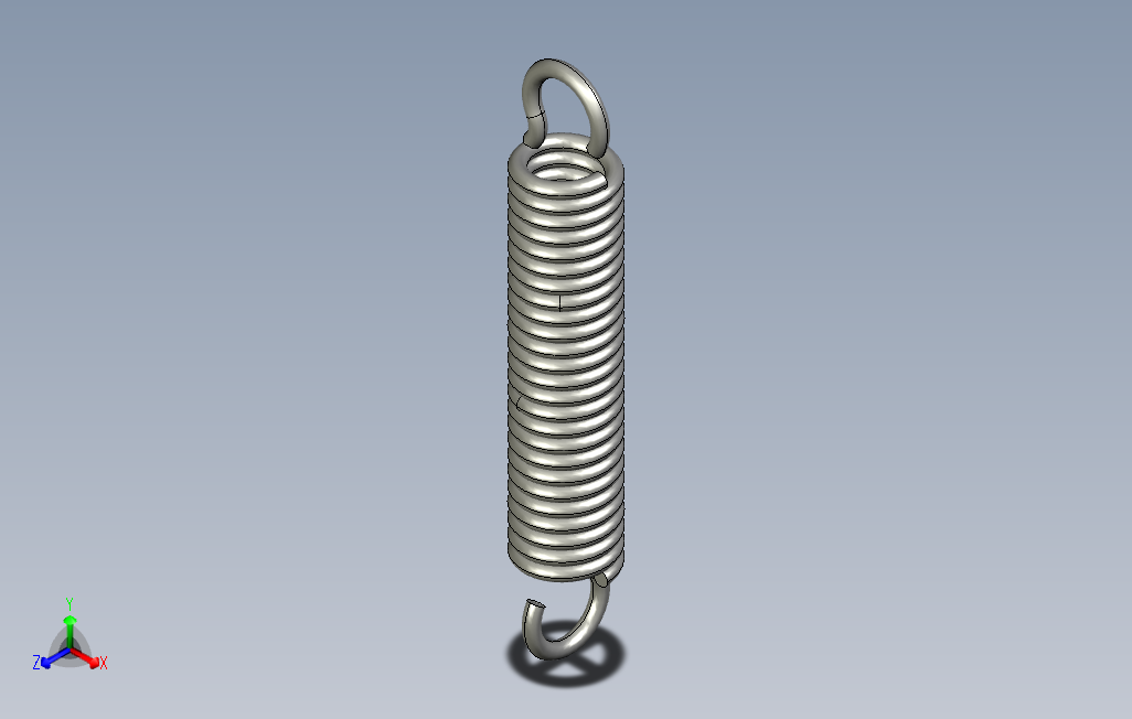 buw-d6-L35拉伸弹簧-重载型.stp_STEP_模型图纸下载 – 懒石网